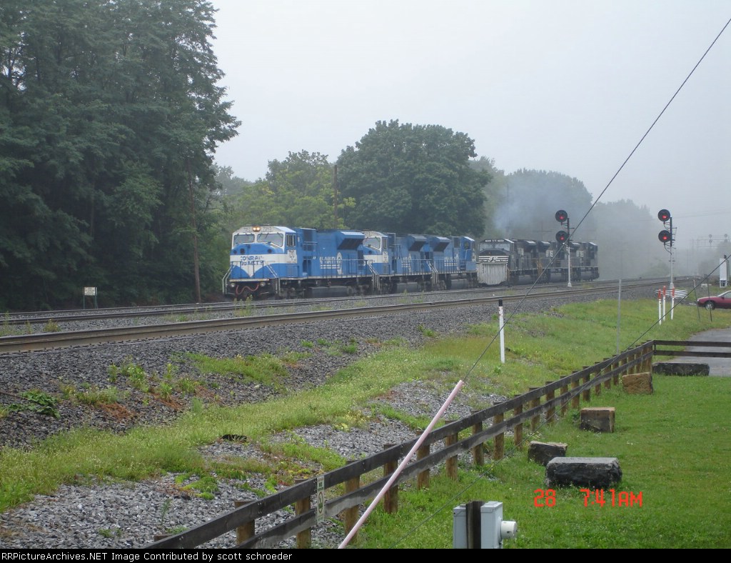 NS 7210, 7215 & 7208 all in CR blue w/ NS 7204, 7203 & 7212 in NS black